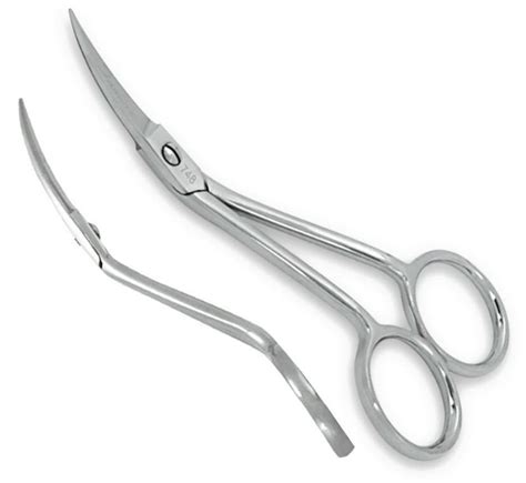 Famore Fine Point Mini Double Curved Scissors 4in 858844003547