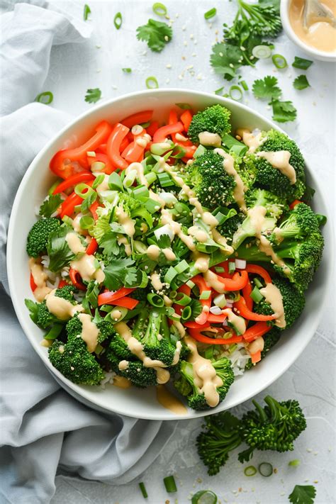 Delicious Keto Asian Broccoli Salad With Peanut Dressing Your New