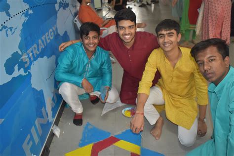 Diwali Celebration And Rangoli Competition At Gsms Gujarat