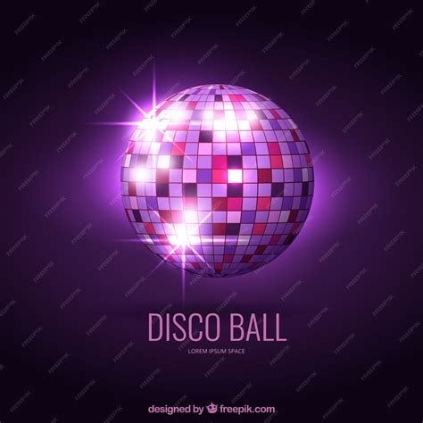 Bola De Discoteca Brillante Vector Premium