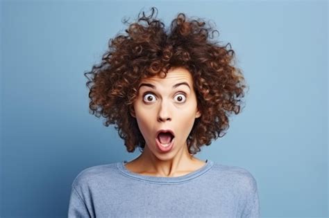Premium Ai Image An Russian Female Middle Age Adult With Curly Hair