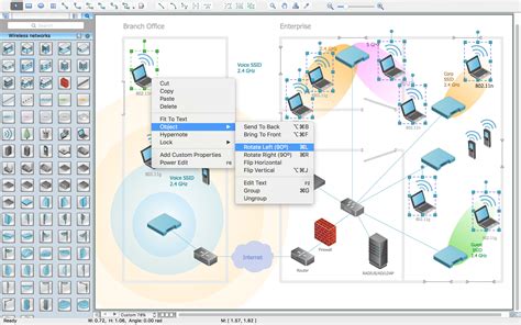 Wireless Network Drawing Conceptdraw Diagram Is An Advanced Tool For Professional Network