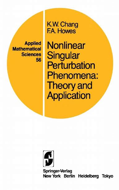 Nonlinear Singular Perturbation Phenomena Theory And Applications Pdf
