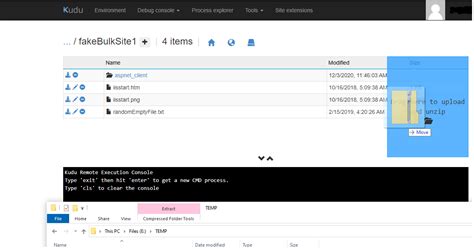 Web App Migration Hangs At 10 In Portal White Page On Web Server App