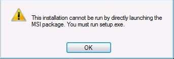 Work Around For You Must Run Setup Exe Issue Rorymon Com