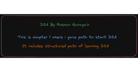 Roshan Guragain On Linkedin Getting Into Dsa