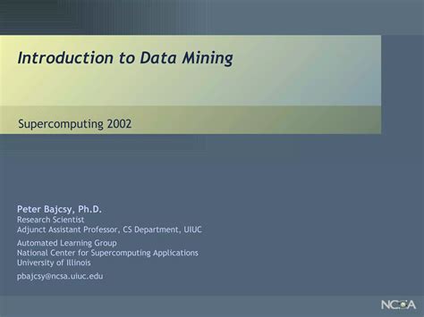 Introduction To Data Mining Ppt