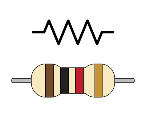 Simbolo De Resistor Batido