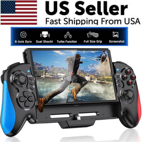 Dual Vibration Handheld Controller Grip Gamepad For Nintendo Switch Jo