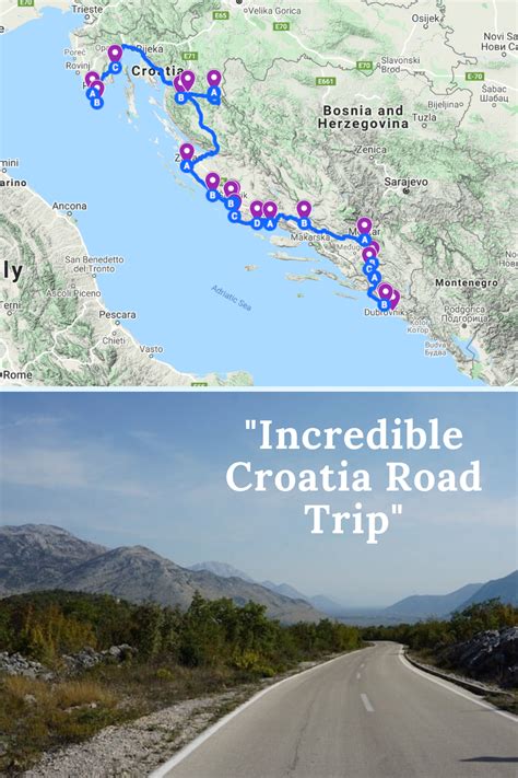 Croatia Road Trip Plan And Itinerary Road Trip Planning Road Trip
