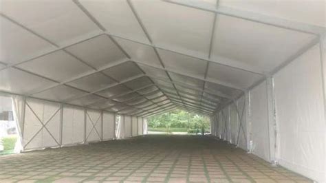 White Aluminium German Hanger Tent For Warehousing Purpose For Temporary Warehouse At ₹ 30