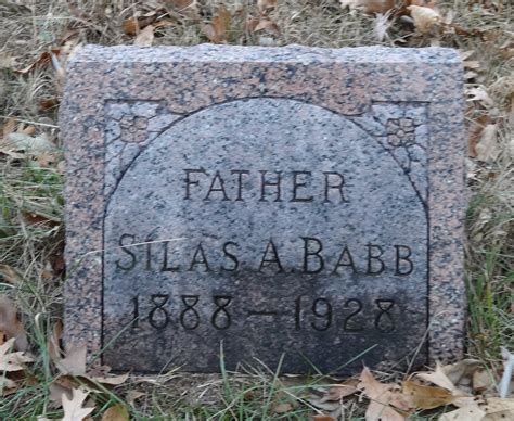 Silas Alexander Babb 1888 1928 Find A Grave Memorial