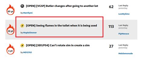 Meanwhile On EA Bug Reports Site R Thesims