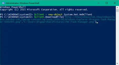How To Download A File Using Windows Powershell In Windows 1110