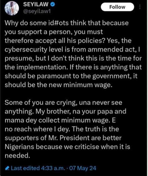 New Cbn Policy This Is Too Much Punishment For Nigerians Seyi Law To