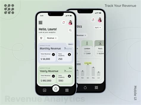 Revenue Tracking And Management App Design By Mc Product For Master Creationz Global Ui Ux