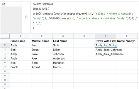 Google Sheets How To Use CONCAT With QUERY