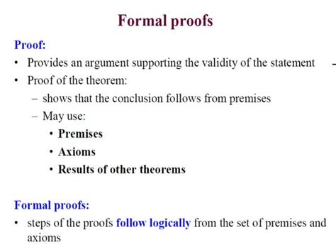 Discrete Structures Topic Logic And Proofs Ppt