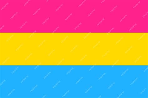 Premium Vector Pansexual Pride Flag