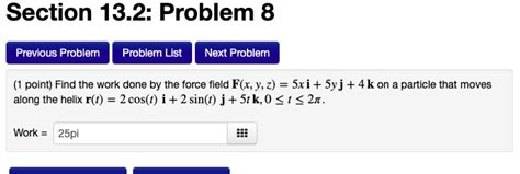 solved section 13 2 problem 7 previous problem problem list