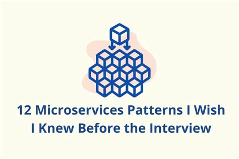 Sergey Drozdov On Linkedin 12 Microservices Patterns I Wish I Knew