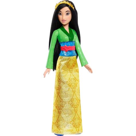 Mattel Disney Princess Dolls Mulan Posable Fashion Doll With Sparkl