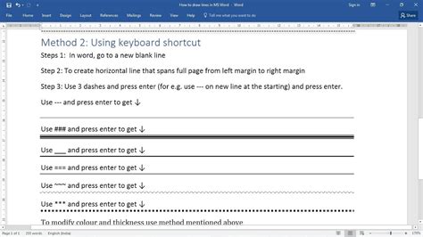 Delete Horizontal Line In Word 2106 Garrystudy