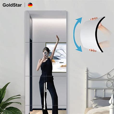 Goldstar Hd Mirror Wall Full Body Dress Mirror Square Household Self