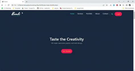 Ranim Alaa On Linkedin Bondi Website Using Html Css And Bootstrap 💫