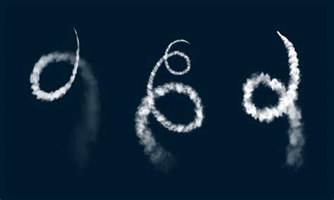 دود موشک یا مسیرهای هواپیمای جت در پس زمینه شفاف 1612587