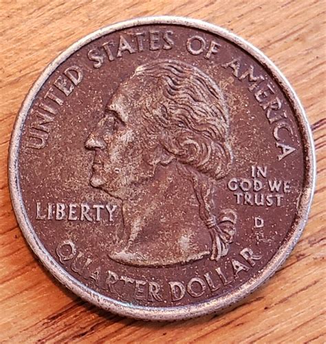 2001 D Sandt Rhode Island Quarter Error Improperly Annealed Planchet Ebay