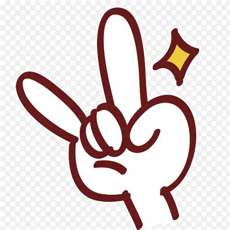 拍照耶手势卡通手绘png图片素材下载图片编号9191259 Png素材网