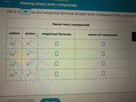 solved o atoms ions and molecules naming binary lonic