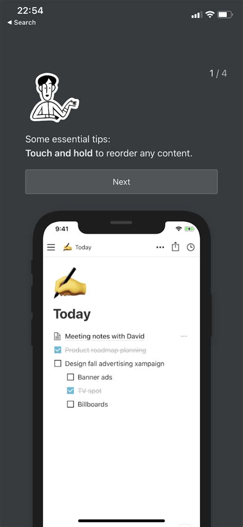 Notions Initial Onboarding Keeps It Nice And Short Useronboarding