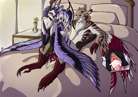 Rule Absurd Res Anthro Avian Bird Blush Bodily Fluids Close Up Cum Cum In Pussy Cum Inside