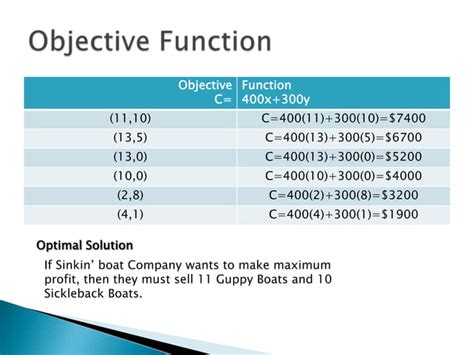 Linear Programming Project Ppt