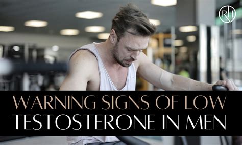 Warning Signs Of Low Testosterone Revv Health