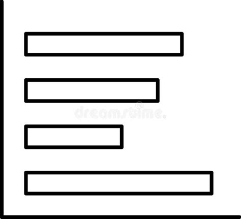 Bar Graph Line Icons Set Graph Line Bar Chart Diagram Report