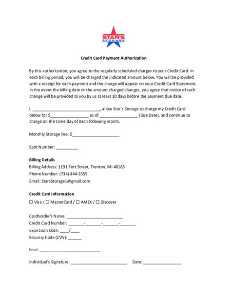 Fillable Online Recurring Payment Authorization Formking Centre Fax Email Print Pdffiller