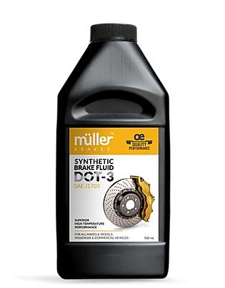 Muller Brake Fluid Made In Belgium