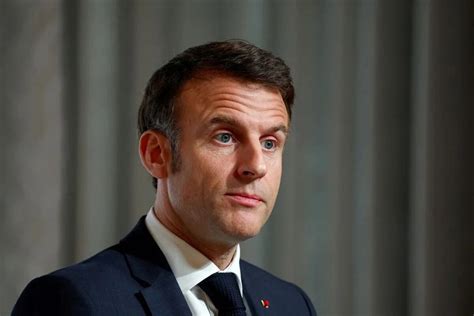 Macron Insistió En Efectuar Operaciones En El Terreno Como Posible Respuesta A La Invasión De