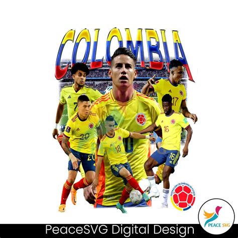Colombia National Soccer Team Png Clipart Peacesvg