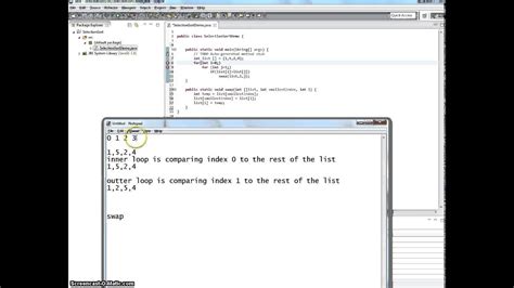 Unit 7 Selectionsort Youtube