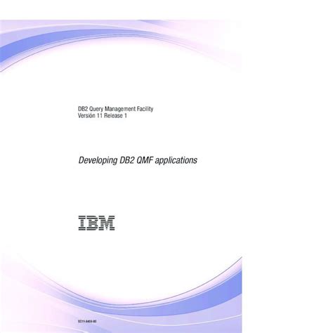 PDF Developing DB2 QMF Applicationspublib Boulder Ibm Epubs Pdf