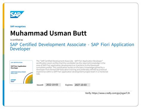 Muhammad Usman Butt On Linkedin Consulting Pakistan Sap Fiori