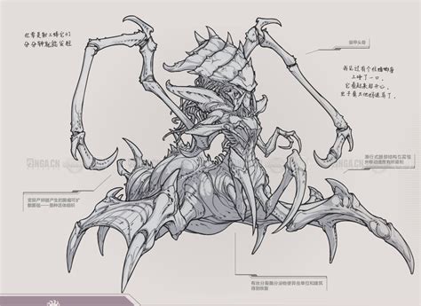 星际争霸2 虫族兵种图纸（关注收藏哦） 哔哩哔哩