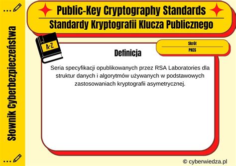 Public Key Cryptography Standards Standardy Kryptografii Klucza Publicznego Cyberwiedzapl