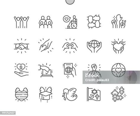 허용 오차 잘 만들어진 픽셀 완벽한 벡터 얇은 라인 아이콘 30 웹 그래픽 및 응용 프로그램을위한 그리드 2x 간단한 최소한의 그림 아이콘에 대한 스톡 벡터 아트 및 기타