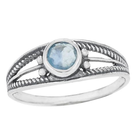Wholesale Round Apatite Sterling Silver Ring For Your Store Faire