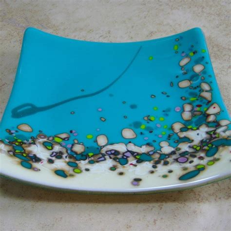 Fused Glass Dish Etsy